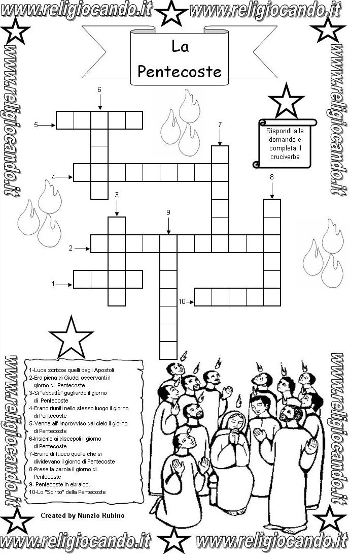 Attività sulla Pentecoste – Anno (A) – Diocesi di Foligno